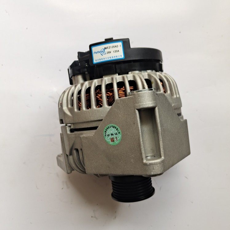 适用于解放JH6潍柴WP13/WP12发电机612630060790宽脚28V120A6PK54