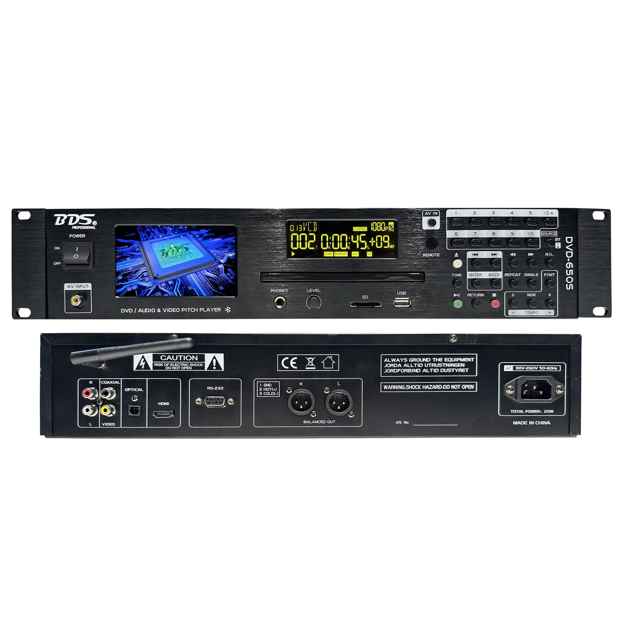 BDS DVD600S 热销机架式双仓高清碟机音响：享受家庭影院级视听盛宴！🎬🎧-工程解决方案-淘宝好物网