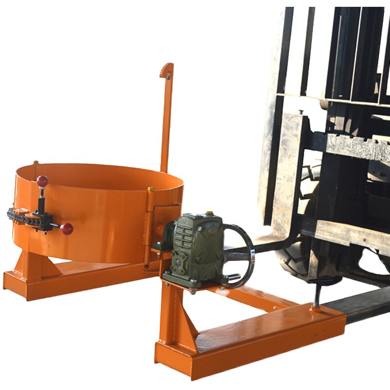[USD 151.25] Forklift truck oil barrel turnover device hoist bucket ...