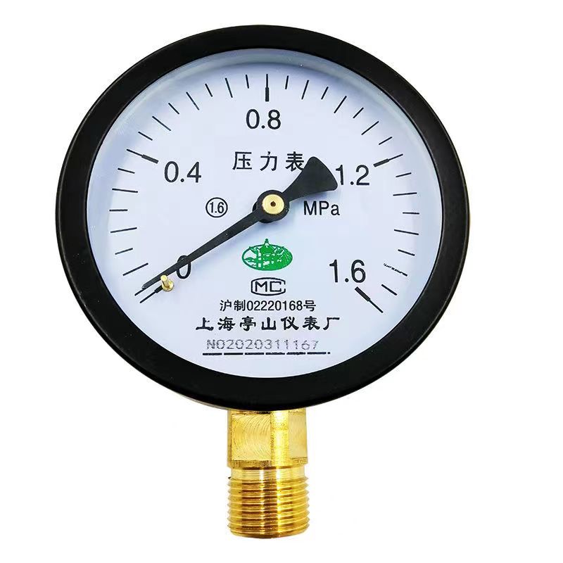 Y-100 0-1 1.6 0.6 2.5MPa (全规格）压力表上海亭山仪表厂