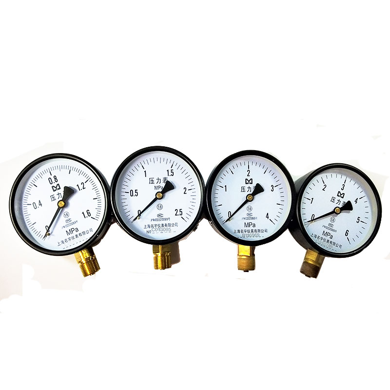 Instrument instrument pressure gauge Y-100 0-1 6mpa specification full m20X1 5 water gas oil ...