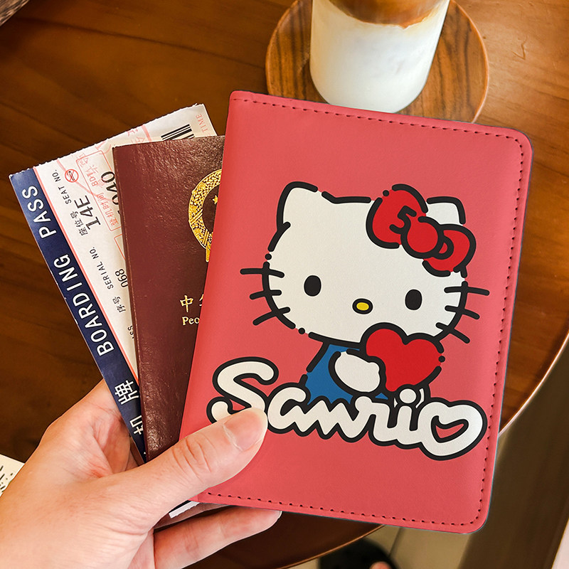 Hello kitty passport holder & document organizer: adorable to the max! 🎉