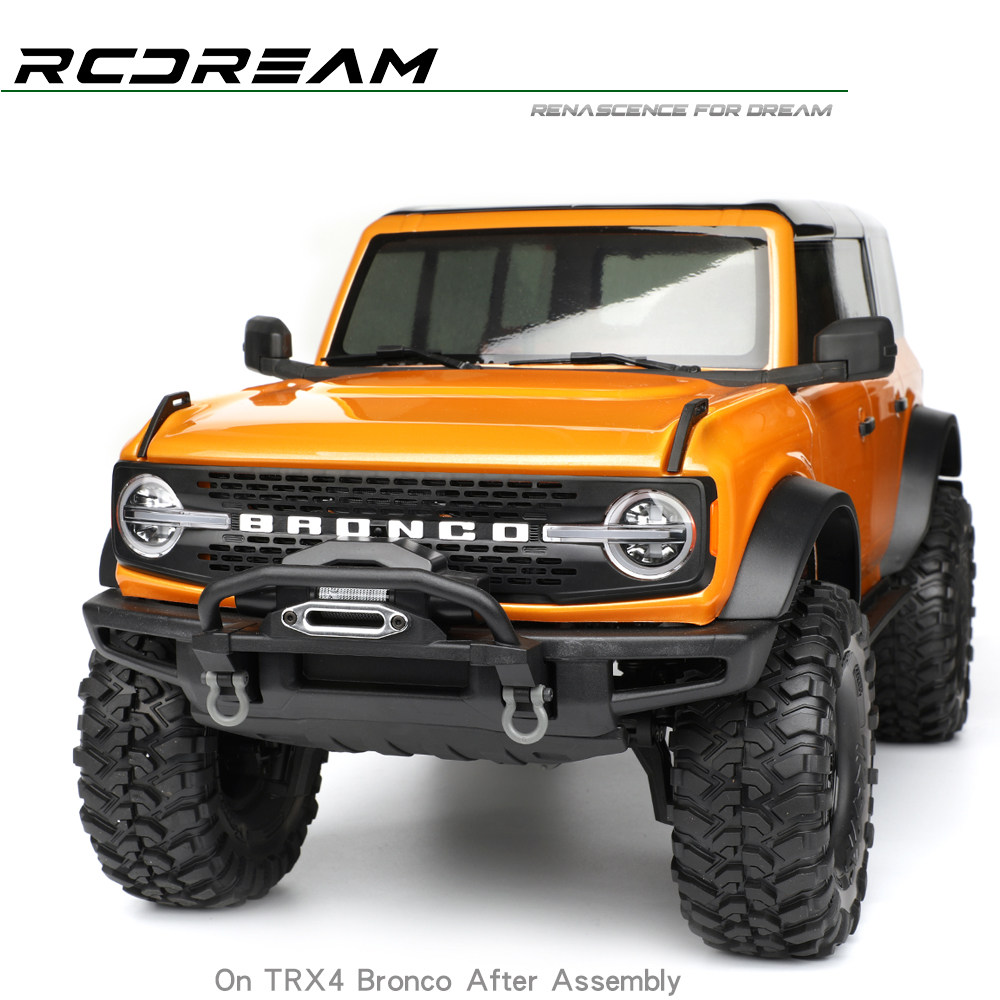 RCDream TRX4新烈马中网前脸格栅面罩#A款，T4福特烈马#B6A1-W/B，让你的车瞬间变身街头焦点！-遥控车升级件-淘宝好物网