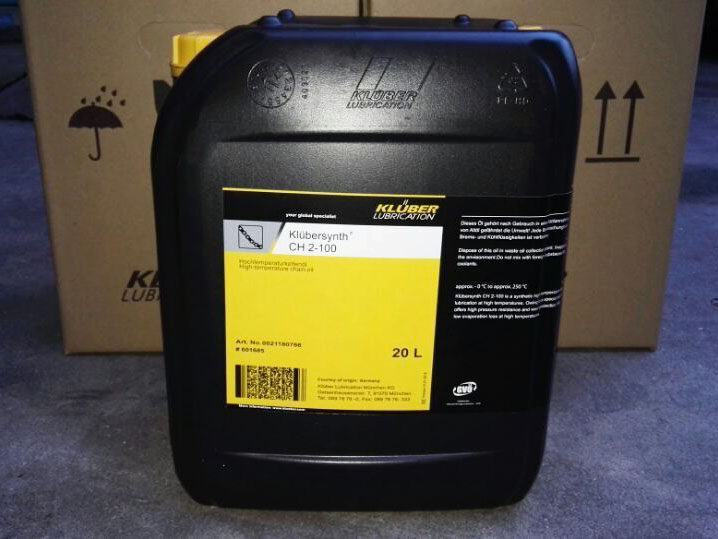 Kluubersynth CH 2-100 N220 320 high temperature chain oil is resistant ...