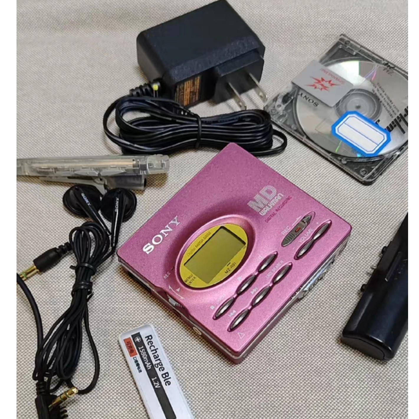 索尼MD随身听MZ-R91：复古潮玩，音乐收藏家的新宠！-便携VCD-淘宝好物网