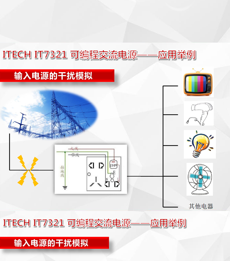 ITECH 艾德克斯IT7300系列可编程交流电源IT7322 IT7324 IT7326-阿里巴巴
