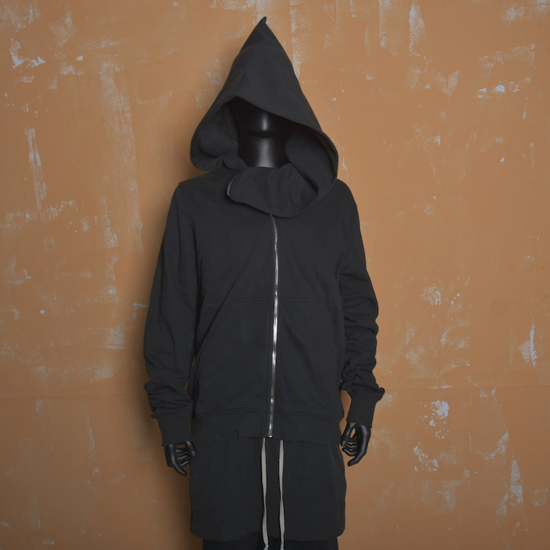 RO风高街暗黑巫师连帽卫衣斜拉链外套青少年情侣外套潮牌秋季男女
