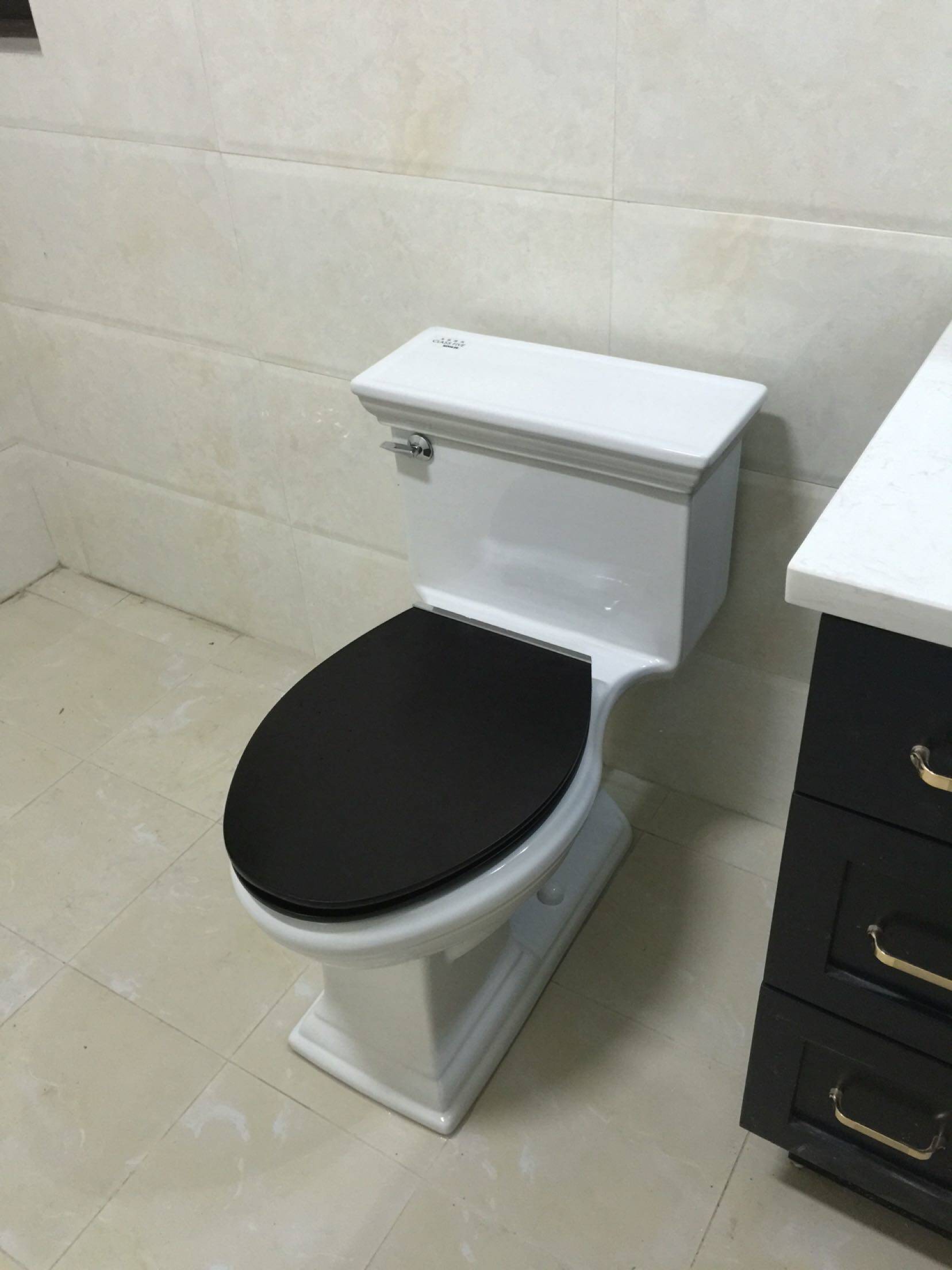 Kohler Toilet K-3453T-AT-0 Mema Luxury Conjoined 4 8-liter Conjoined ...