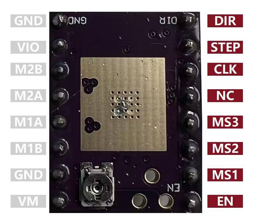 TMC2209兼容版步进电机静音驱动器模块256细分 替代TMC2208 A4988-阿里巴巴
