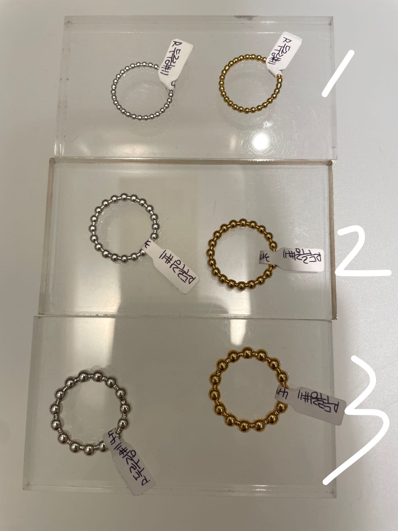 韩国东大门s925纯银 闭口戒指 银球戒指-Taobao