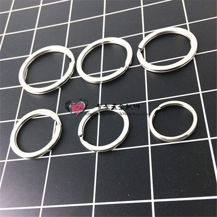 100 mini stainless steel key rings, a must-have for exquisite life ...