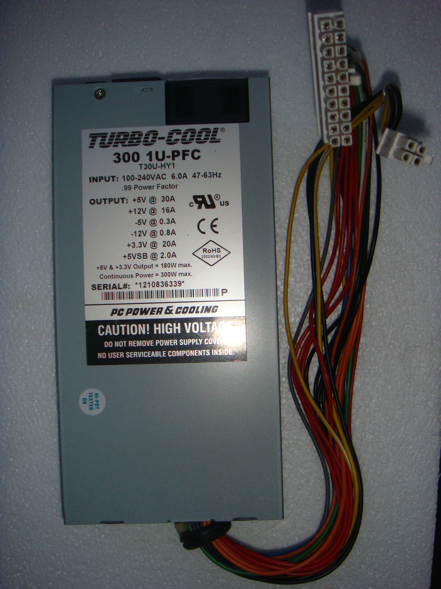 TURBO-COOL 300 1U-PFC T30U HY1 large power supply American Hypertherm EDGE large power supply