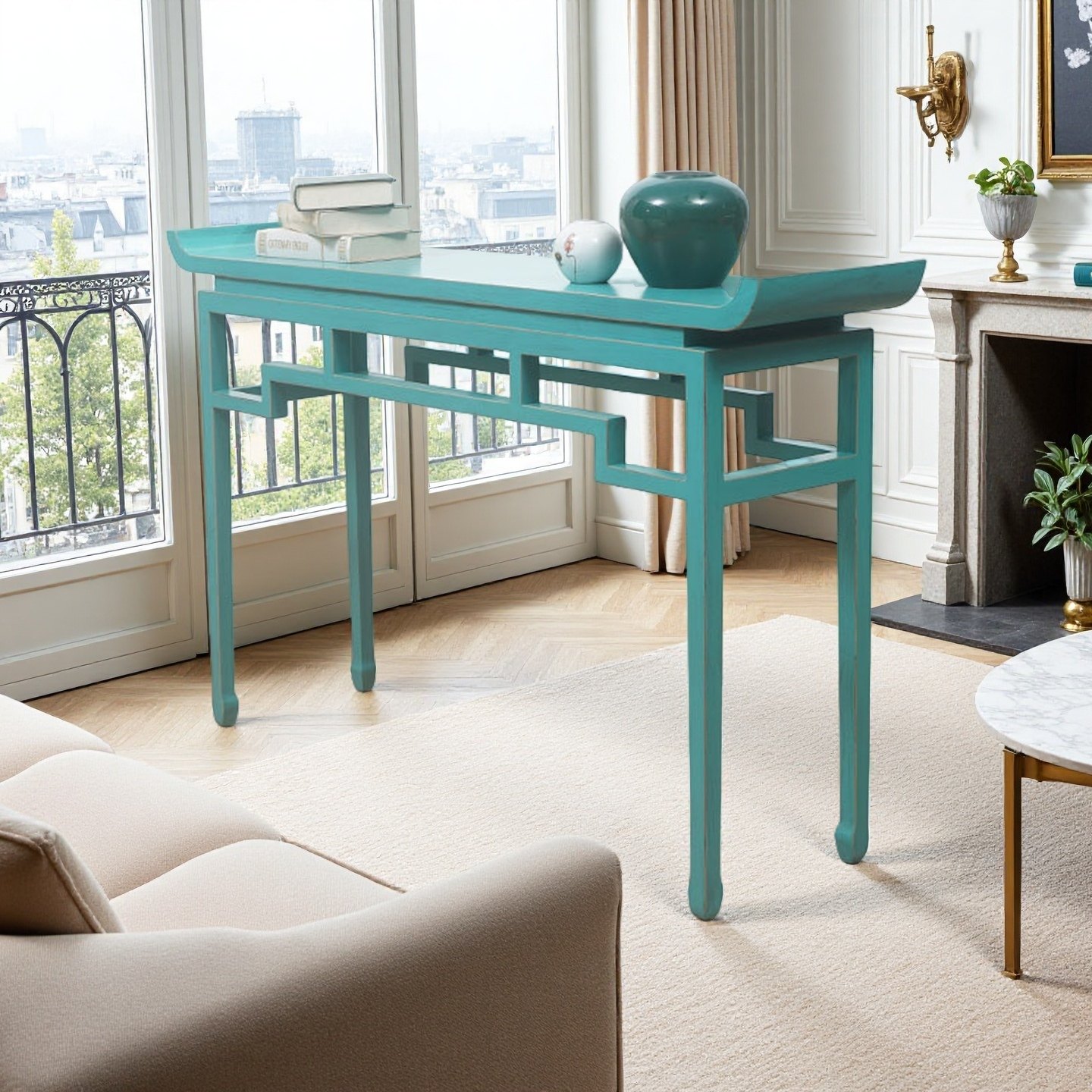 New chinese style entryway table: a perfect fusion of eastern ...