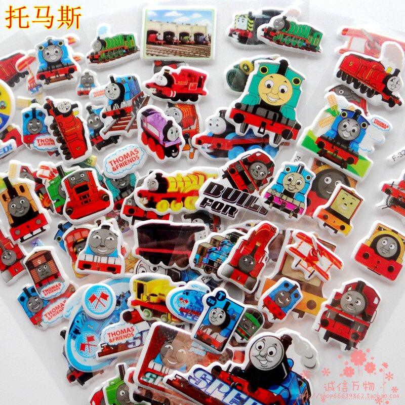 Buy Thomas train children animated cartoon stickers bubble three ...