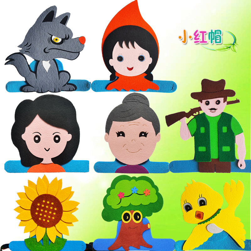 Little red riding hood headdress props kids role play: 🌟 Transform into ...
