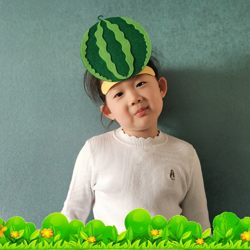 🌈 Kindergarten essentials! watermelon headband, pineapple hat – fruit ...