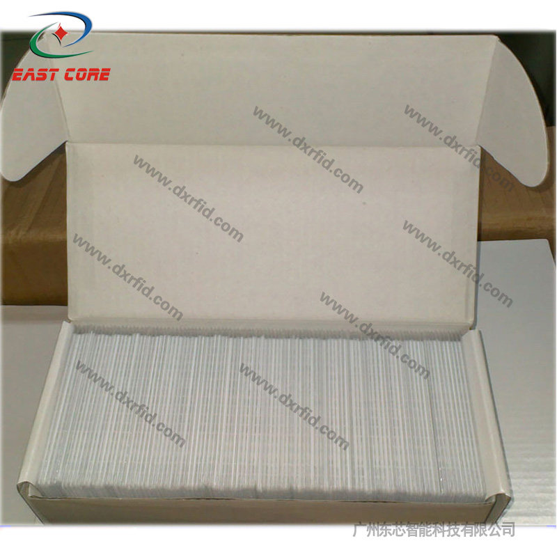 ID卡(125KHz)+IC卡(13.56MHz)双频卡 TK4100+FM08复合卡 白卡-阿里巴巴