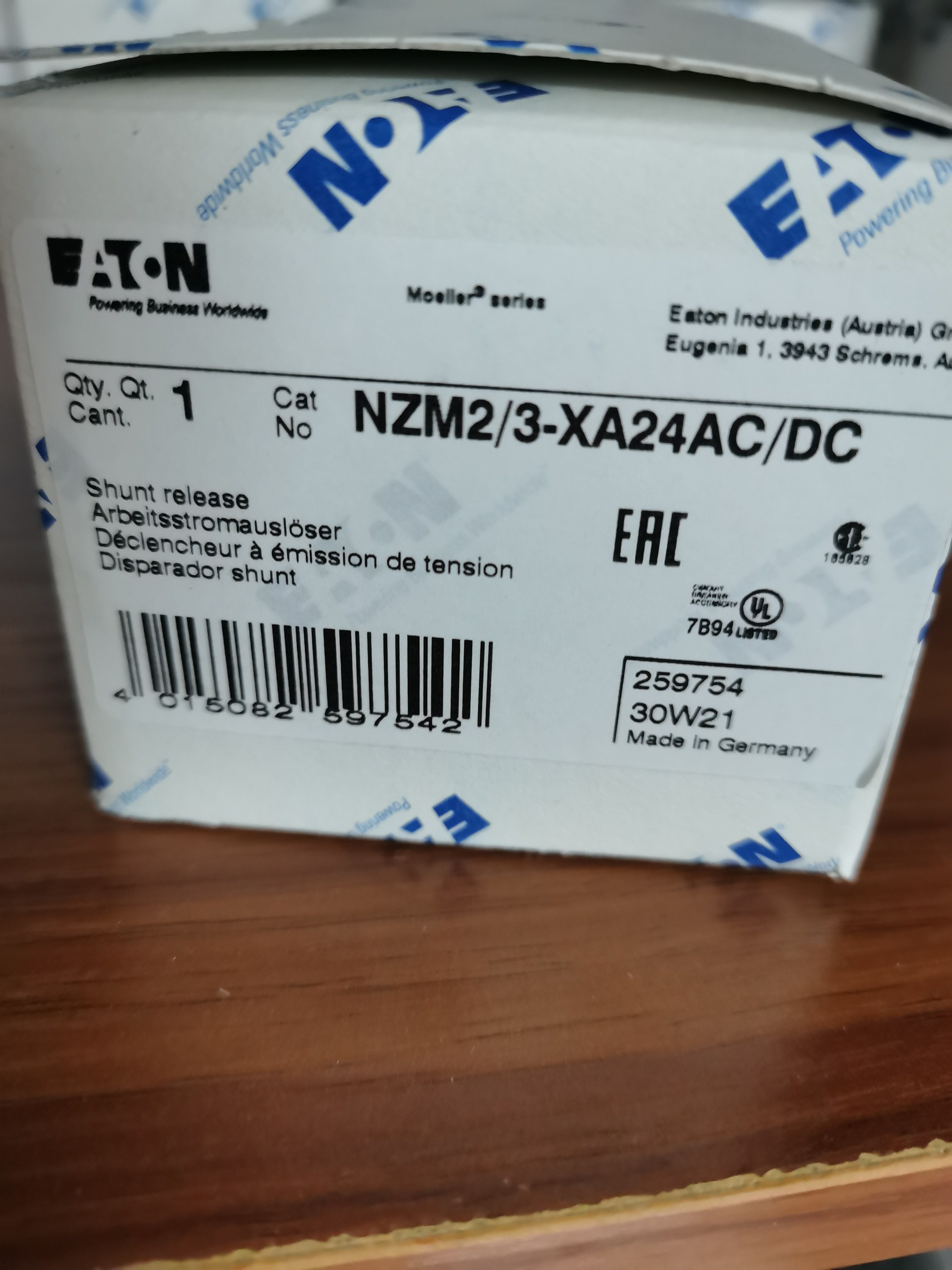 伊顿穆勒NZM2/3-XA24AC/DC交流分励线圈原装正品-阿里巴巴