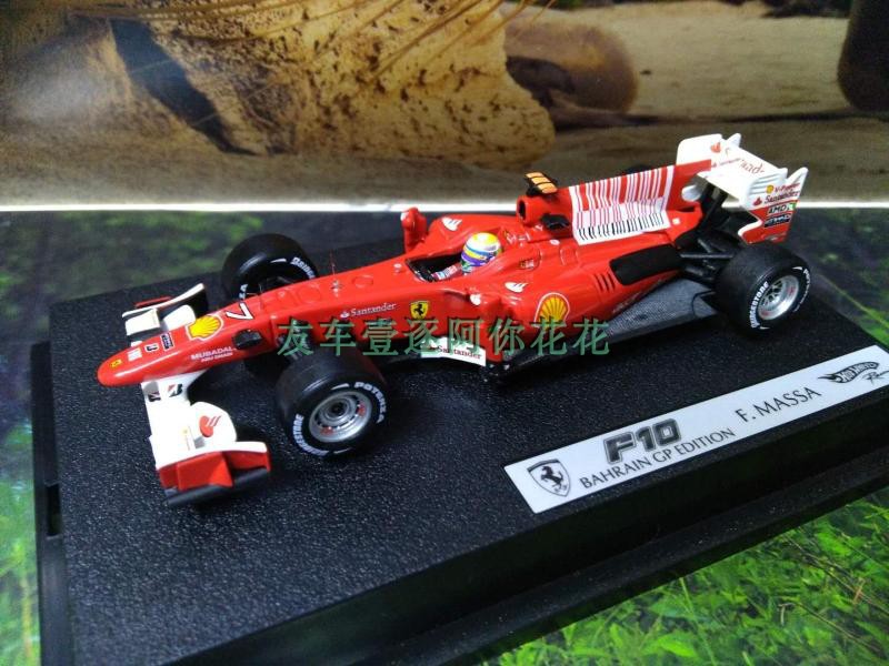 1:43 HOTWHEELS 风火轮 F1 马萨 玛莎 F10 MASSA 一级方程式赛车-Taobao