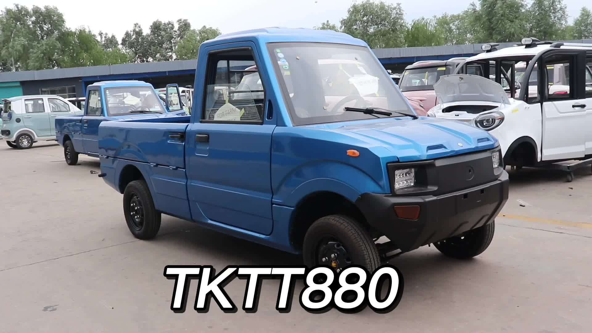 Keyu 4-wheeled Transportation 4x4 Multifunctional Electric Truck Pickup ...