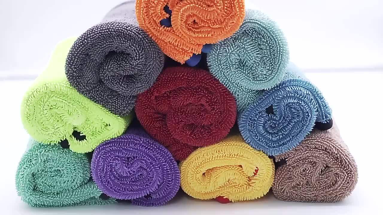 Microfiber Car Drying Towel Twisted Loop Pile Drying Towel Premium ...