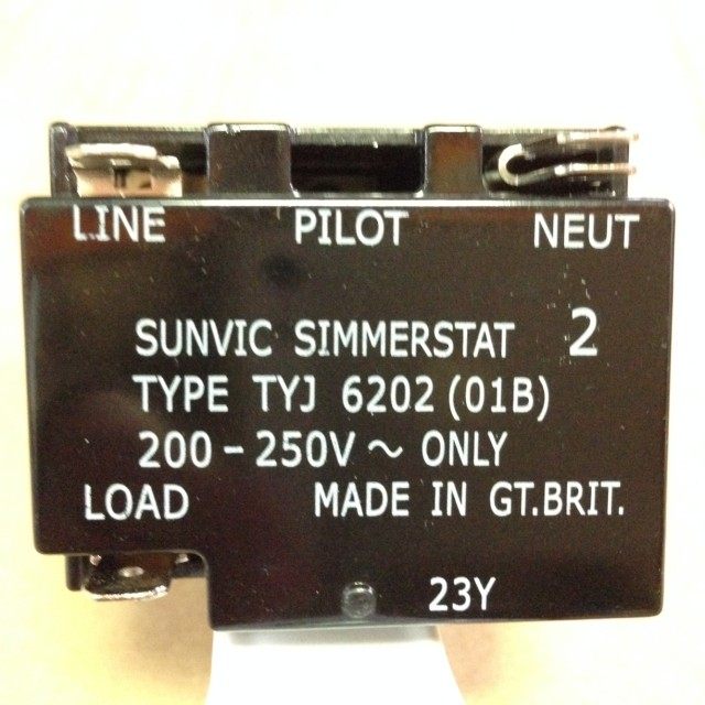 sunvic simmerstat knob type tyj6202 white head temperature controller ...