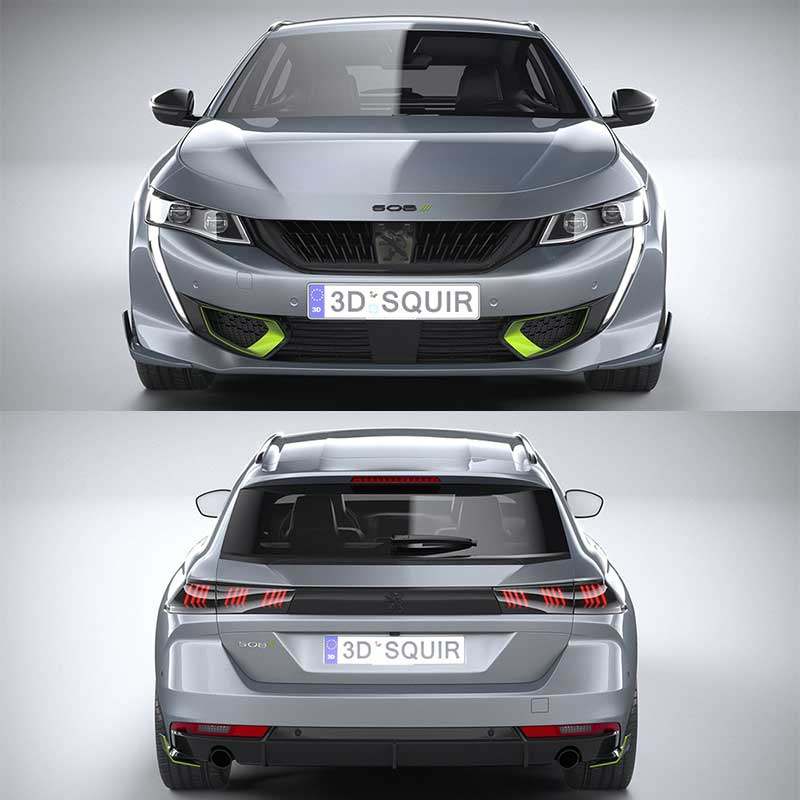 2021款标致508 SW PSE：3D建模如何让梦想照进现实?-PVC-淘宝好物网