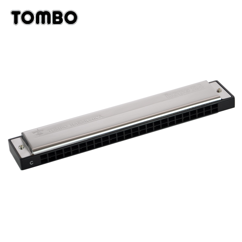 Japan TOMBO Tongbao 6624 harmonica 24 hole professional performance level polyphonic beginner ...