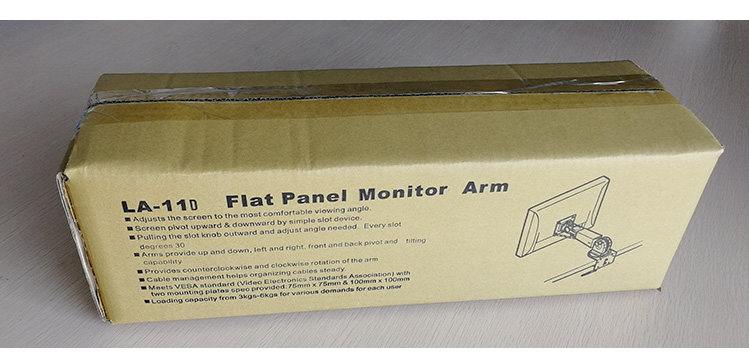 格利特LA-11D台湾原厂电脑显示器桌面支架打孔夹具壁挂上下调节_其他_格利特（Greatsolid）液晶显示器支架官网