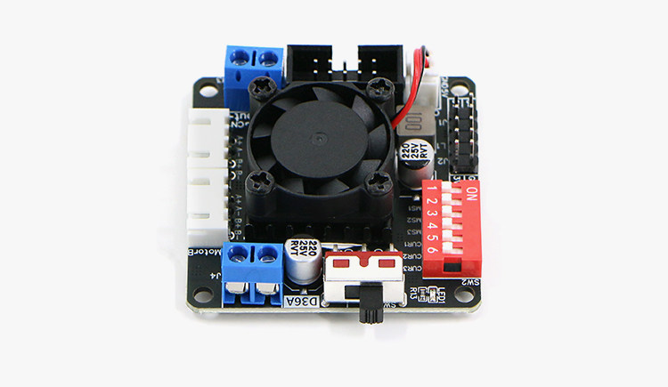 双路步进电机驱动模块D36A散热风扇防反接3.3V短路保护5V稳压输出/京博航/_北京博航恒业科技有限公司--淘IC