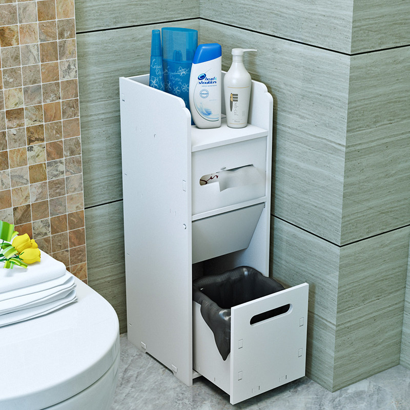 [USD 18.29] Bathroom Side Cabinet Waterproof toilet Side cabinet Toilet ...