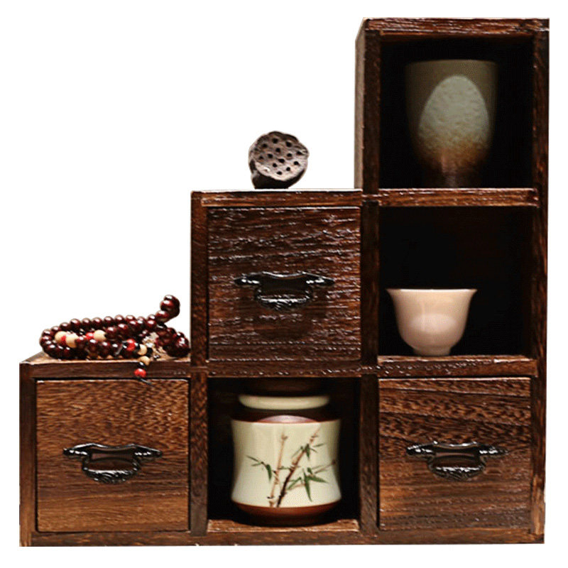 [USD 42.23] Japanese Solid Wood Tuobao Pavilion Antique Tea Ceremony ...