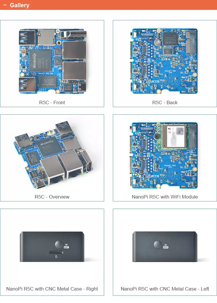 友善电子RK3568开发板 NanoPi R5S整机套件 Ubuntu支援开发板 2.5G网口开发板