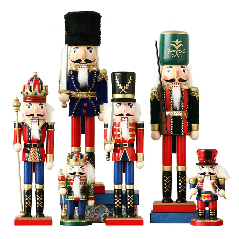 British Nutcracker puppet soldier ornaments Creative room knickknacks ...