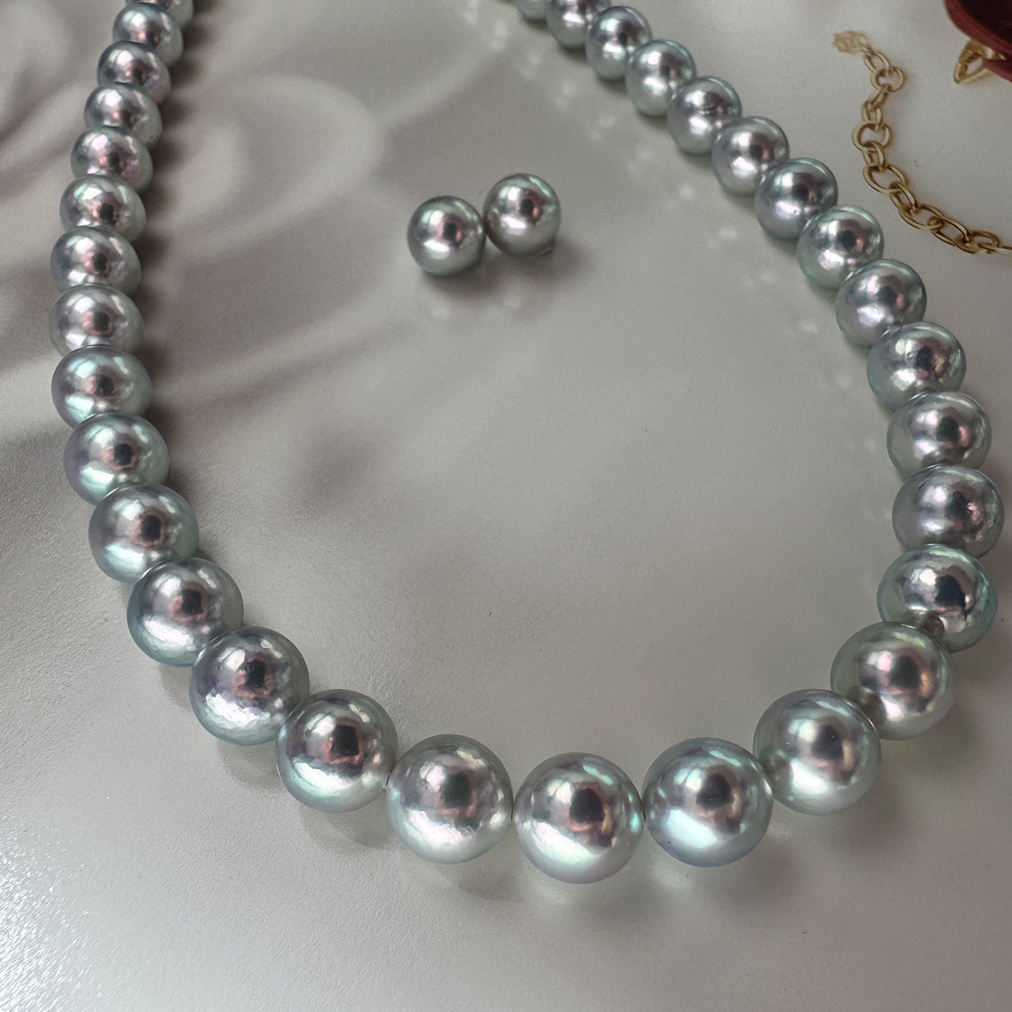 💎 【natural color】【guild certificate】7-8mm genuine multi-flame pearl ...