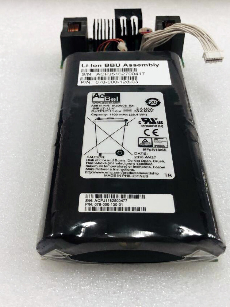 078-000-128 078-000-129 EMC Unity 300 400 500 600 BBU Battery ...