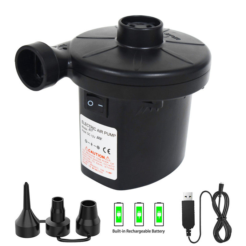 [USD 8.53] Fast USB Lithium Battery Electric Inflatable Pump Electric ...