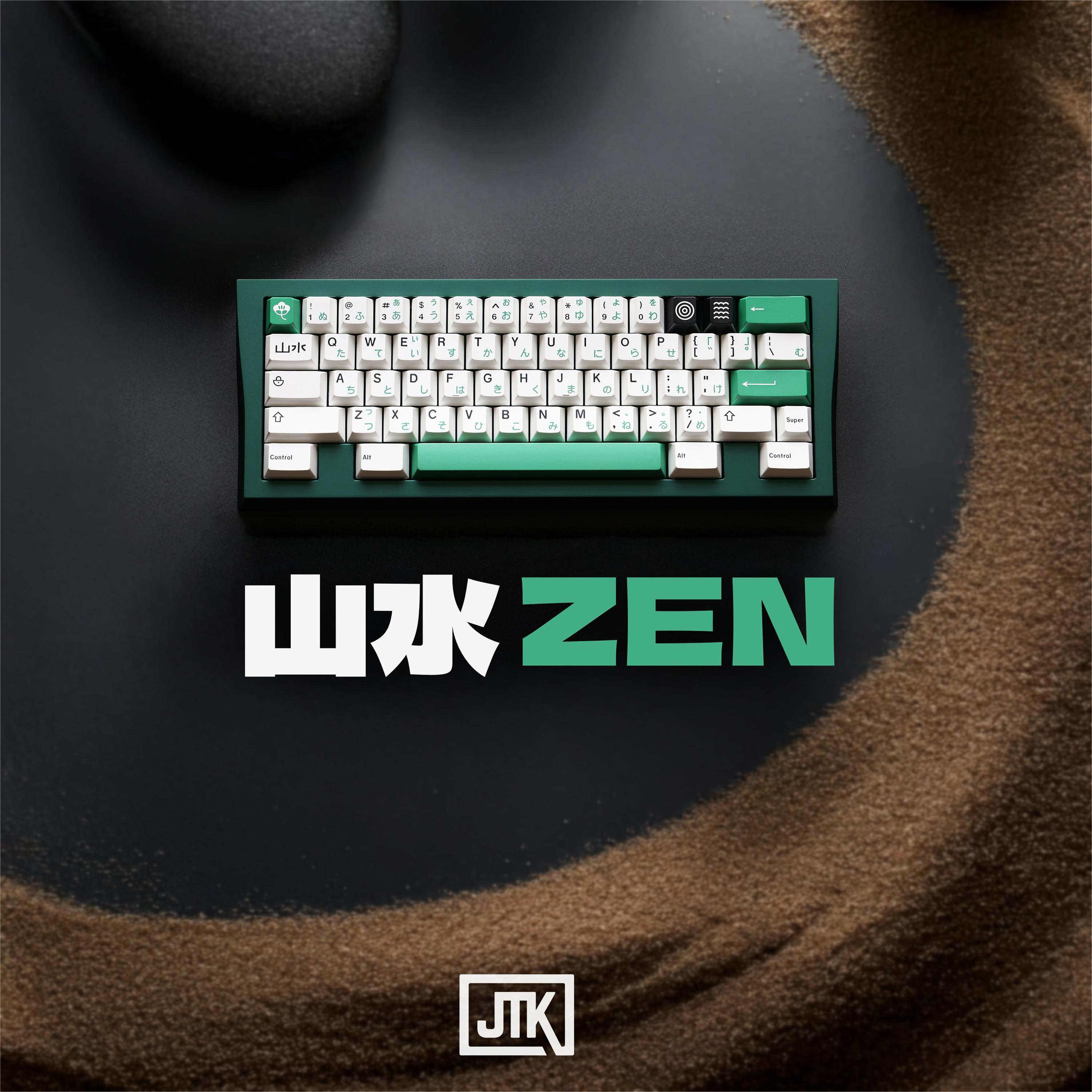 JTK 山水 Zen R2 原厂高度 二色/三色 键帽