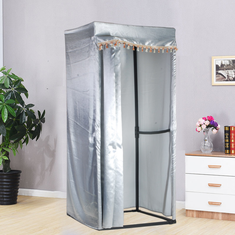 Temporary mobile fitting room in the mall Clothing store landing ...