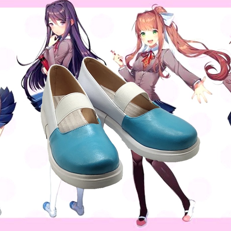 Doki Doki Literature Club Sayori Cosplay shoes #963160 | Bhiner