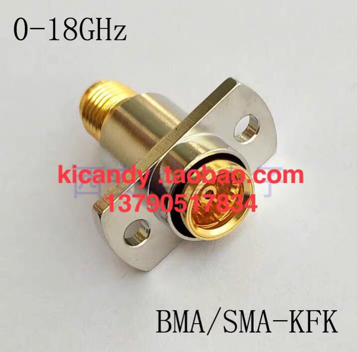 高频连接器BMA转SMA，18G浮动盲插转接头详解🔍-RF头-淘宝好物网