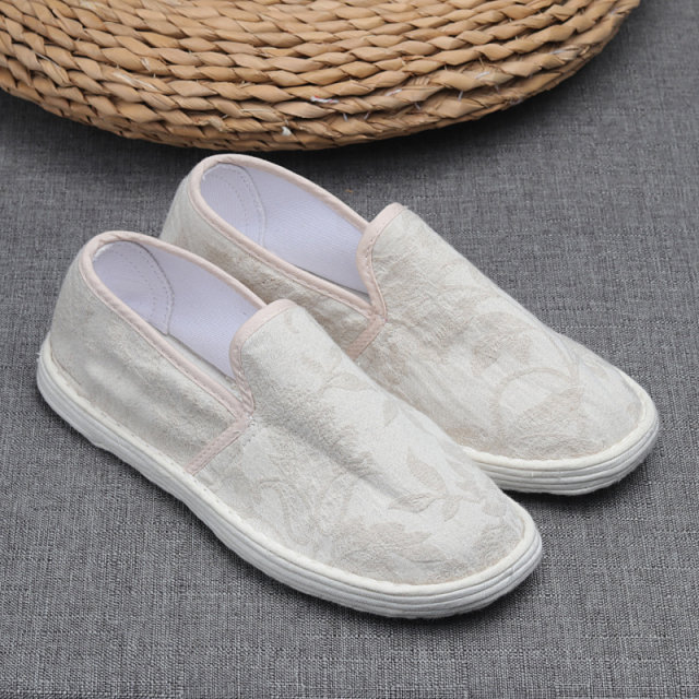 Pure handmade cloth shoes for women Xia Lao Beijing thousand-layer ...