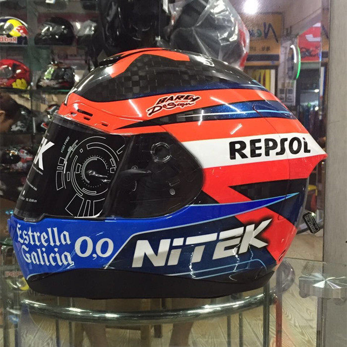 [USD 793.57] Original NITEK P1 Carbon Fiber Motorcycle Helmet MOTOGP ...