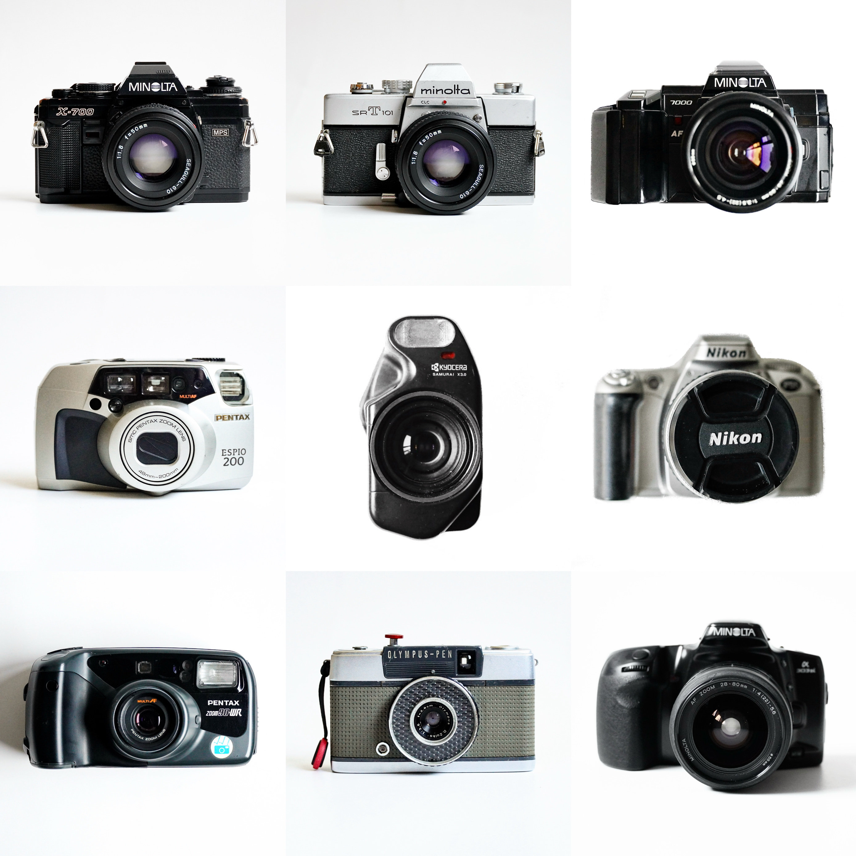 Retro photography aesthetics | Nissan film camera collection: fully ...