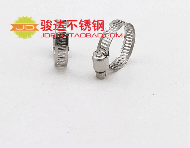 [USD 4.01] German-style Half Steel Throat Hoop Stainless Steel Clamp ...