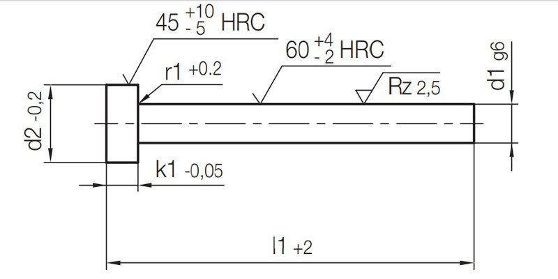 HASCO标准模具顶针顶杆Z40/6X100/15X250氮化全硬顶杆SKD61耐高温-阿里巴巴