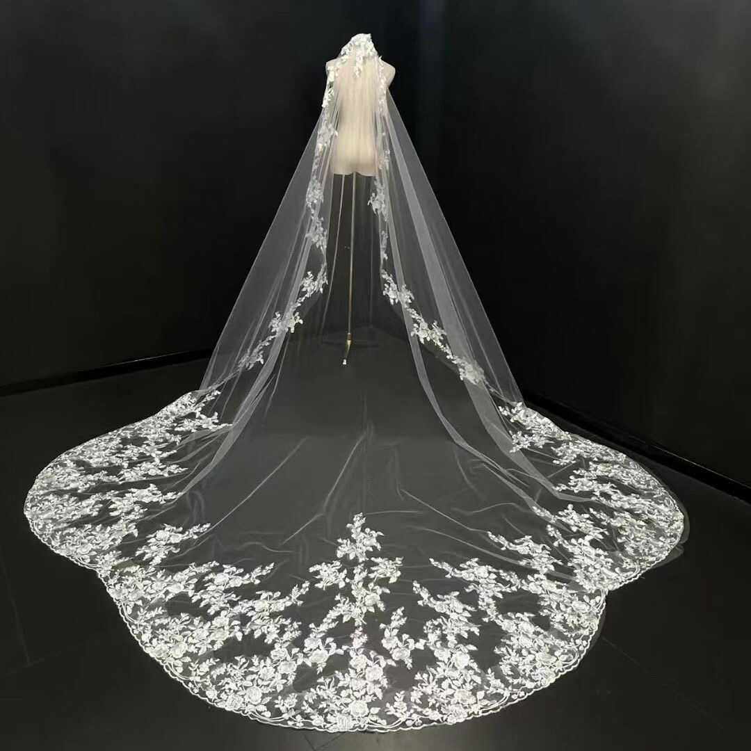 Unveiling the ultimate bridal dream: new collection of cathedral-length ...