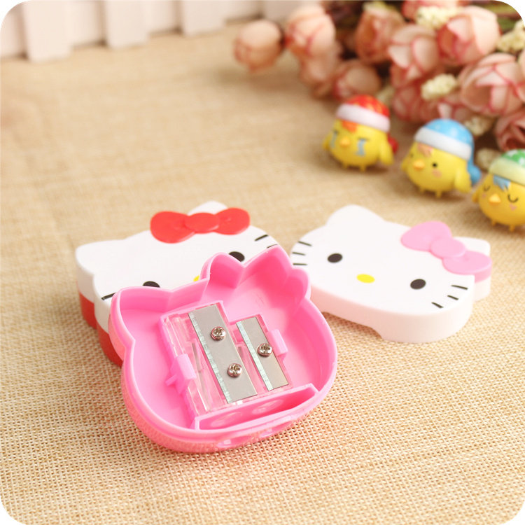 [USD 5.40] Kitty Cat Cute Hand Sharpener Pen Sharpener Cartoon Pencil ...