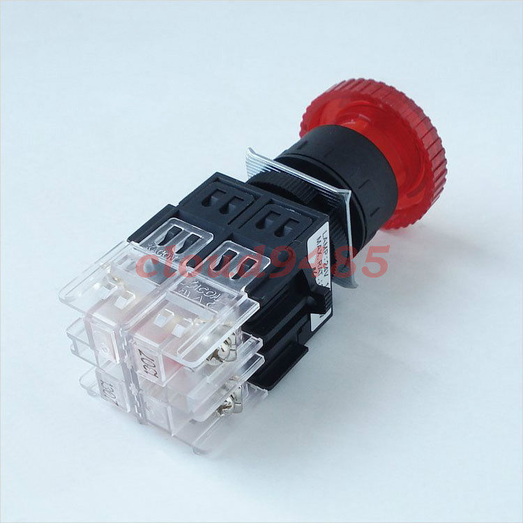 Kaikun KACON emergency stop button switch K22 K25 K30-87R Φ22 Φ25 30mm ...