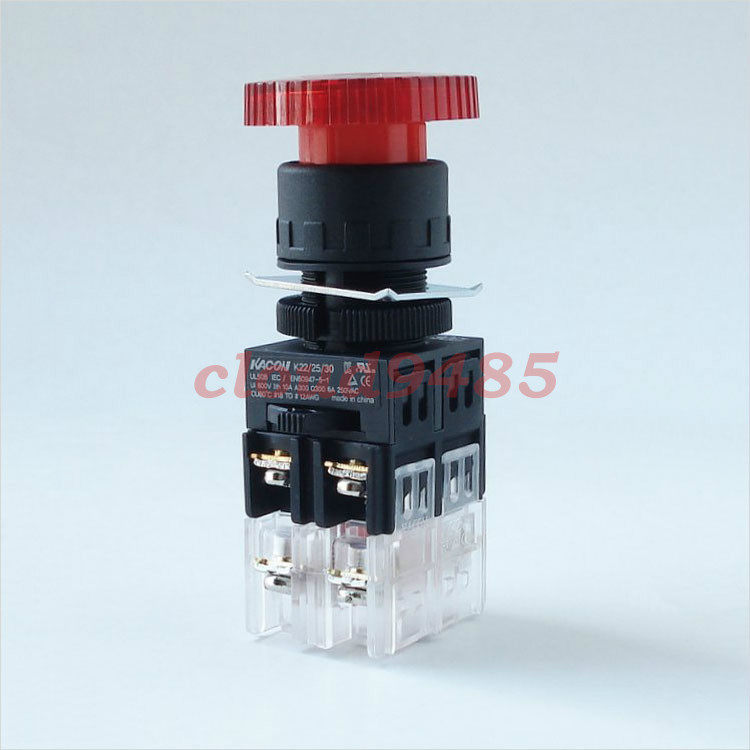 Kaikun KACON emergency stop button switch K22 K25 K30-87R Φ22 Φ25 30mm ...